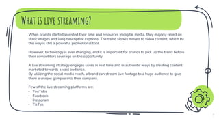 Video Streaming Marketing | PPTX