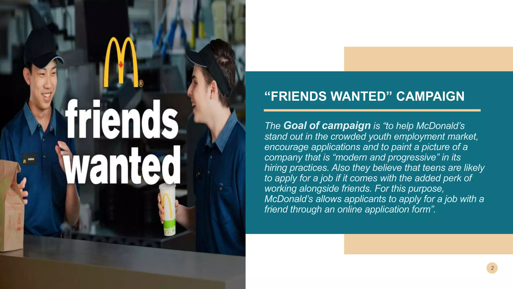 McDonald's "Friends Wanted" | PPTX