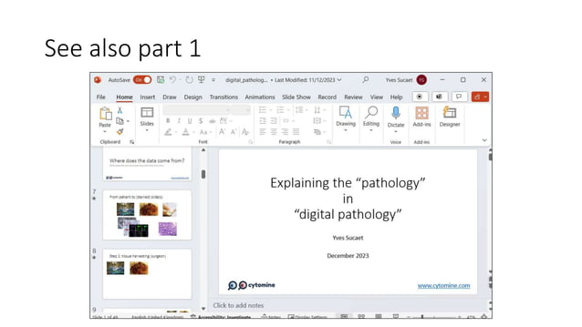 Explaining "digital" in digital pathology | PPT