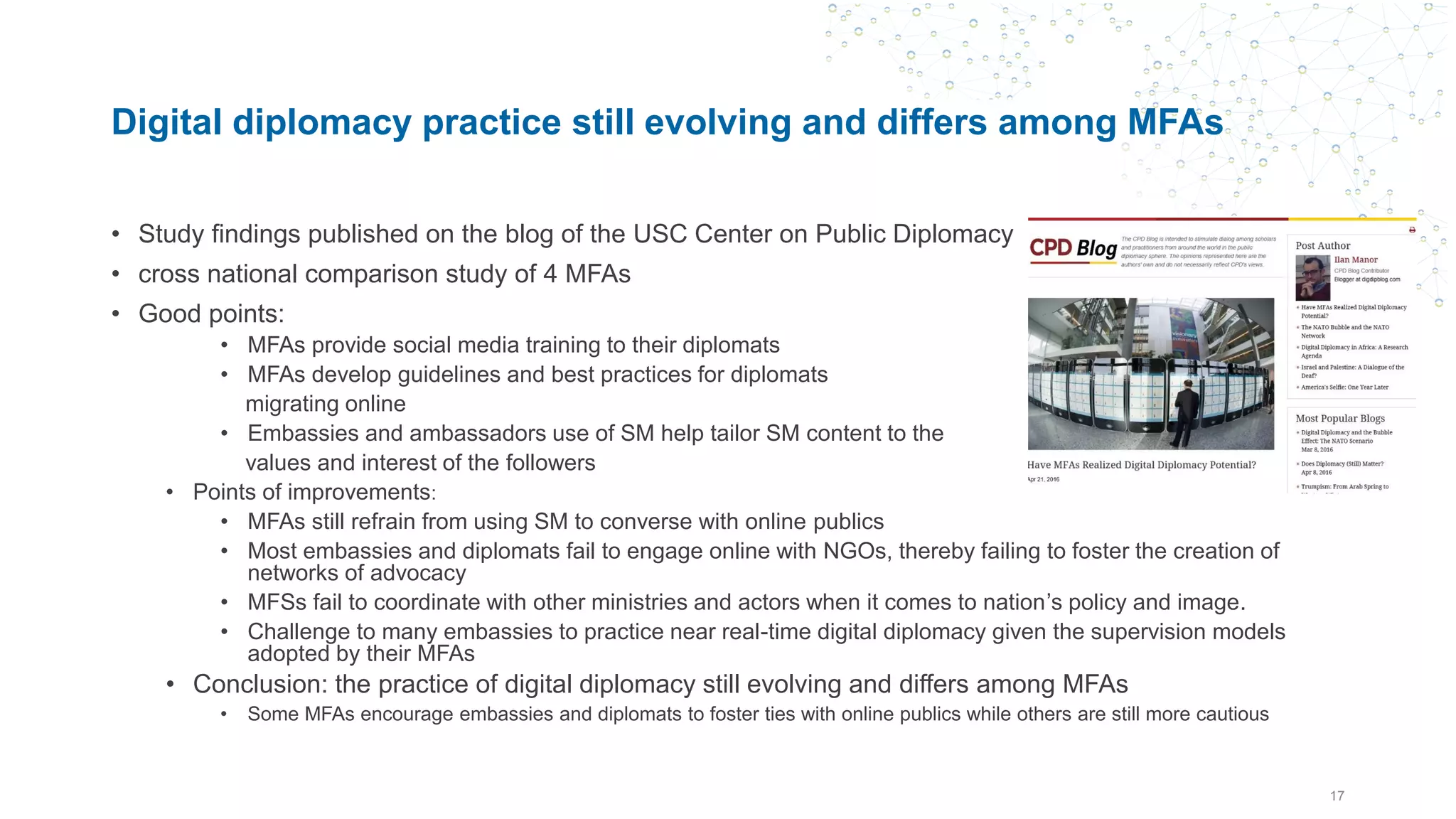 Digital diplomacy empowering 21 century diplomat in the conduct of ...