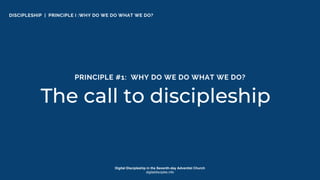 Digital Discipleship Ministry - Spiritual Principles & Ministry Journey ...