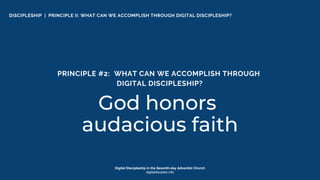 Digital Discipleship Ministry - Spiritual Principles & Ministry Journey ...