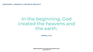 Digital Discipleship Ministry - Spiritual Principles & Ministry Journey ...