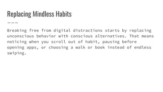 Digital Discipline in a Distracted World | PDF
