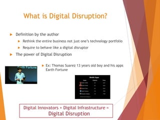 Digital disruption | PPTX
