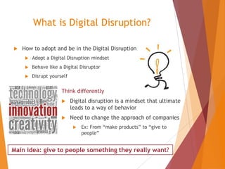 Digital disruption | PPTX