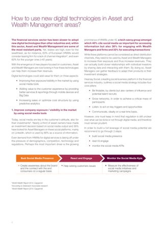 Digital disruption in Asset and Wealth Management | PDF