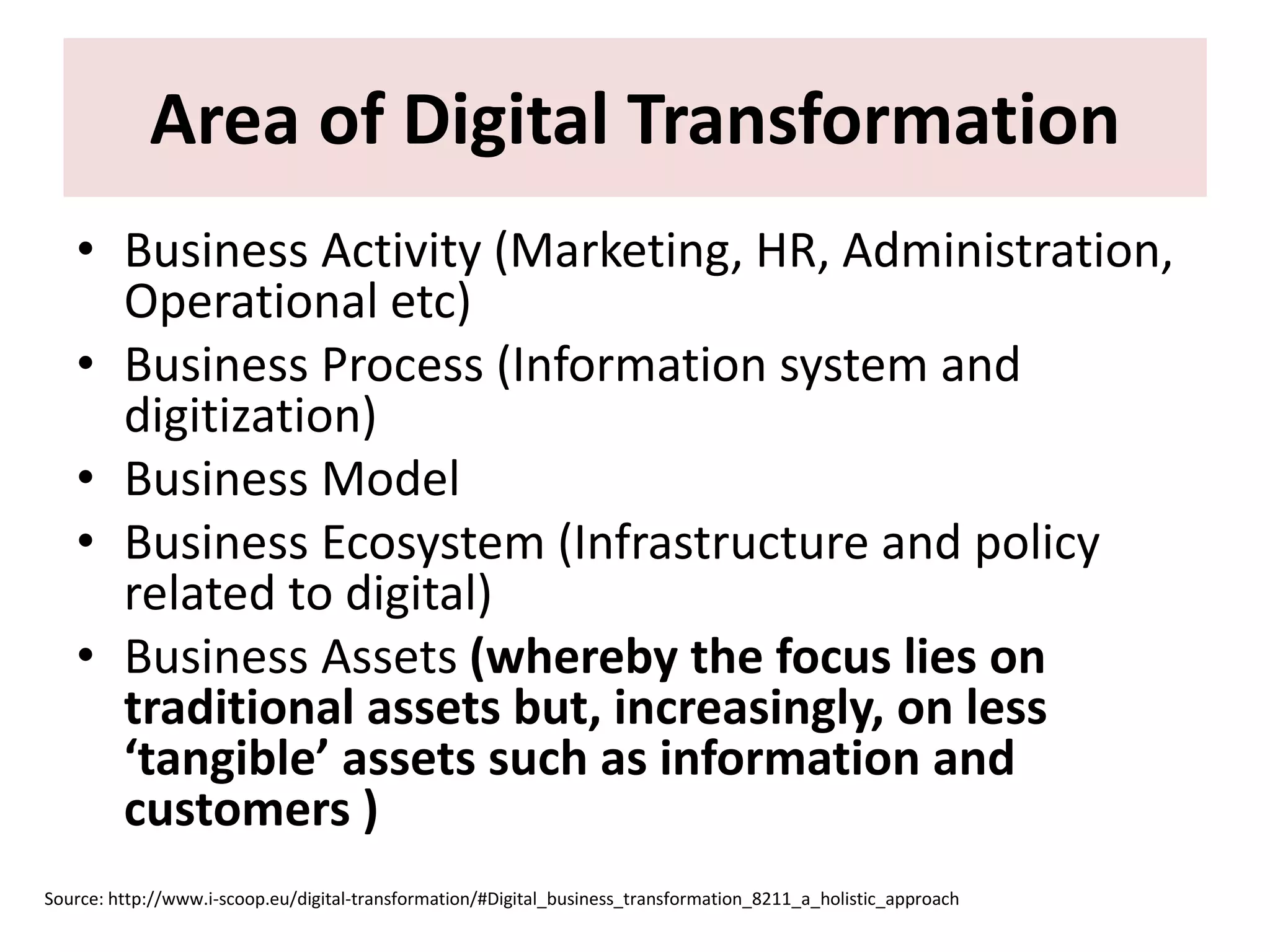 Digital disruption & transformation | PPTX