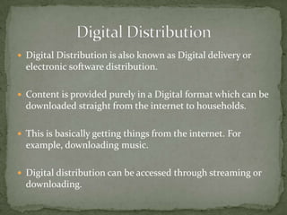 Digital Distribution | PPTX