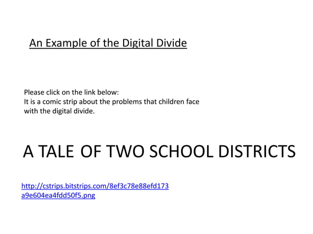 Digital divide | PPT