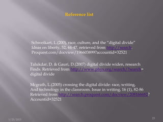 Digital divide | PPT