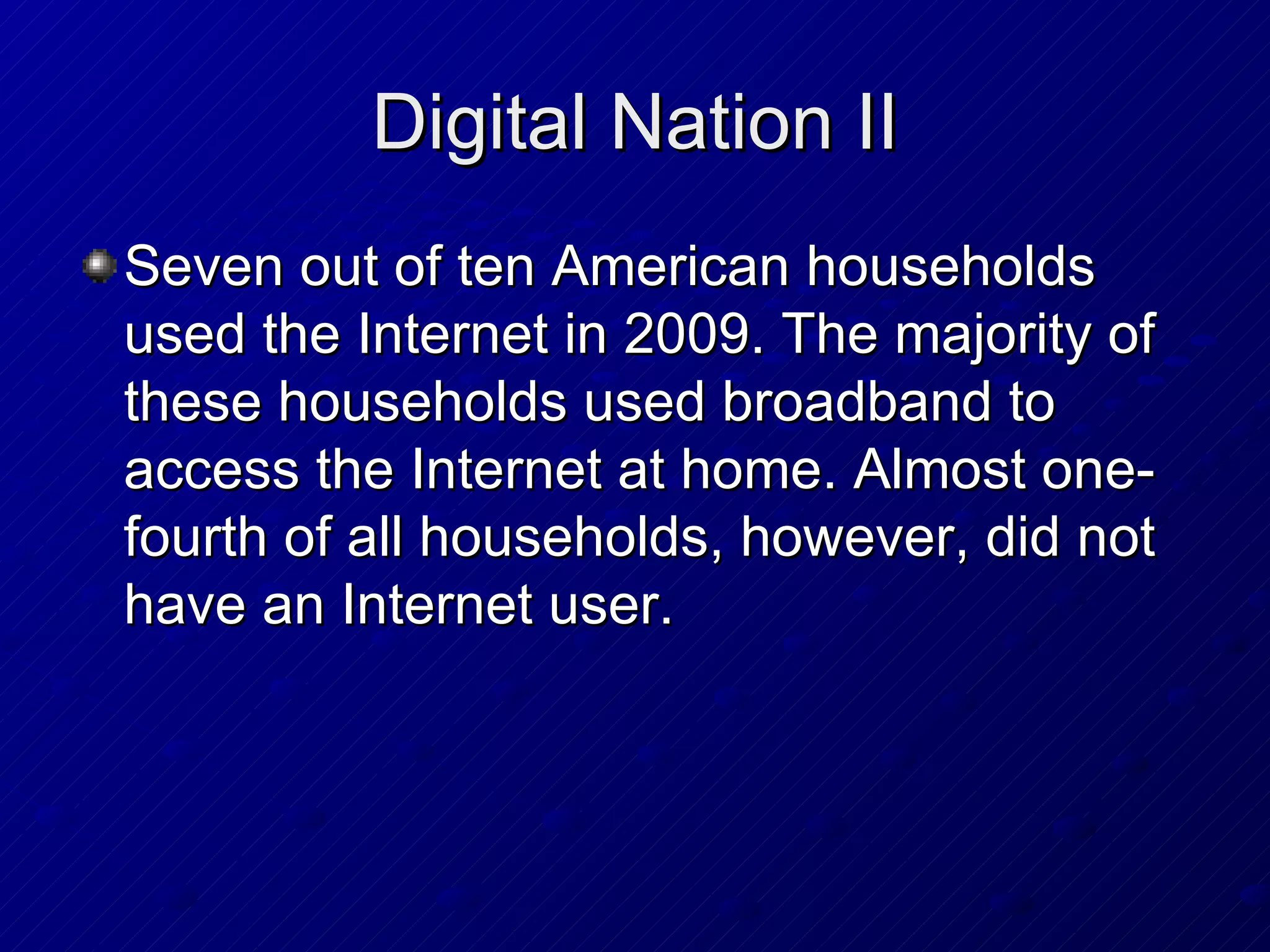 Digital divide and the economy | PPT