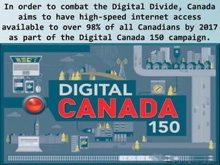 The Digital Divide in Canada | PDF | Internet for Beginners | Internet