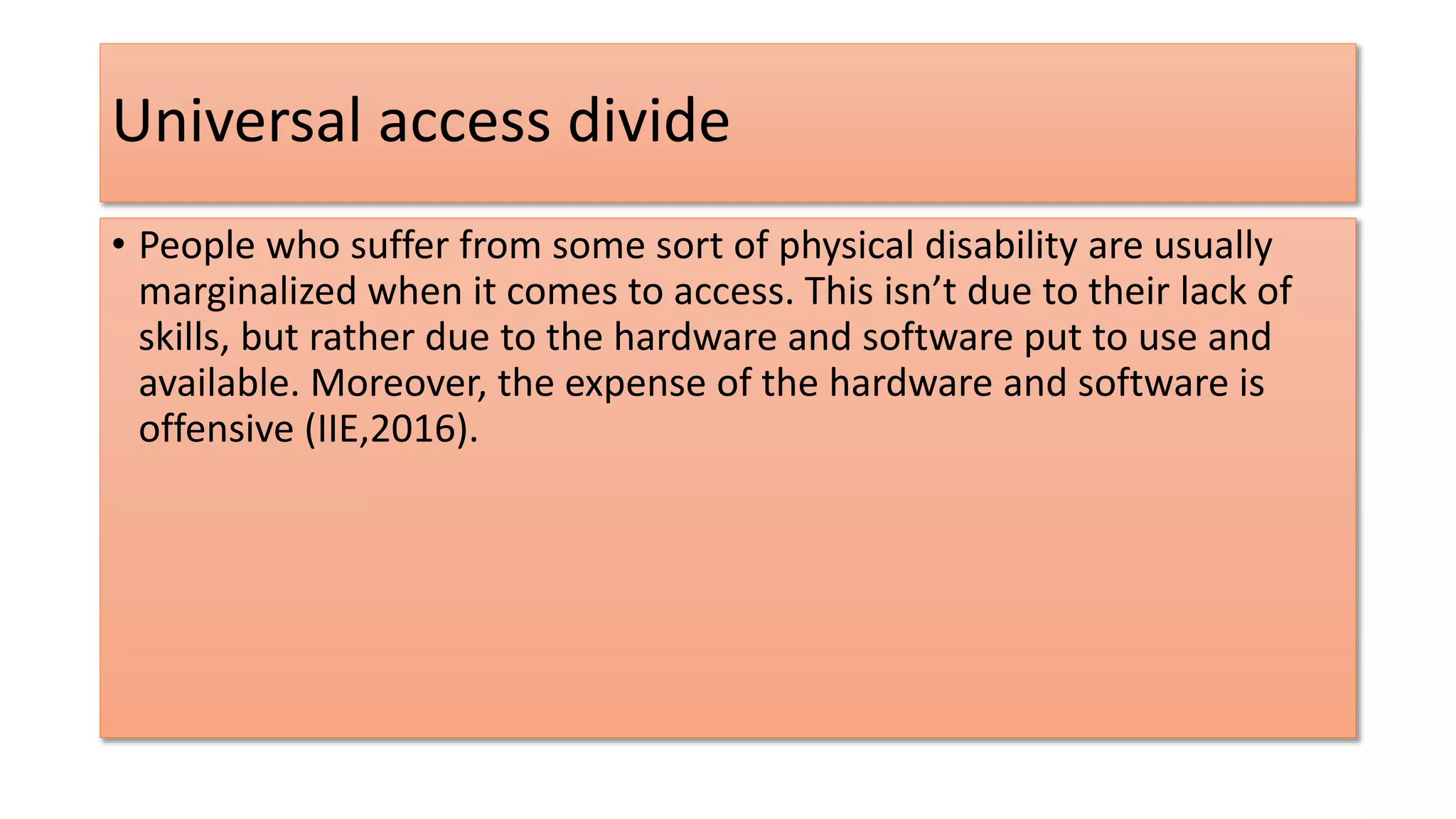 Digital divide in south africa | PPTX | Internet for Beginners | Internet