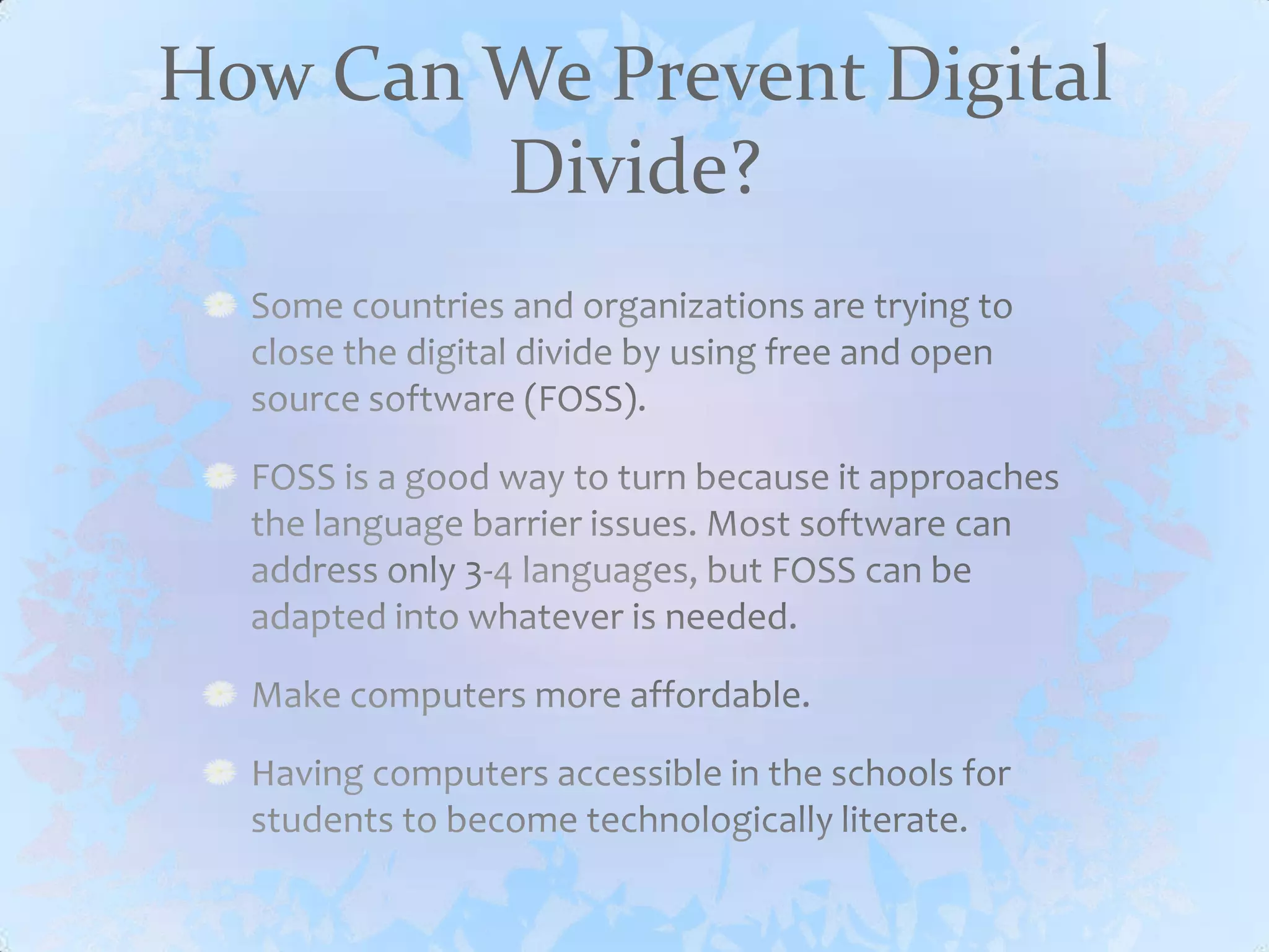 Digital divide pp | PPTX