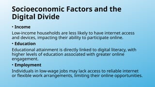 DIGITAL DIVIDES and the DISPARITIES.pptx