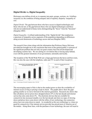 Digital Divide vs Digital Inequality | PDF
