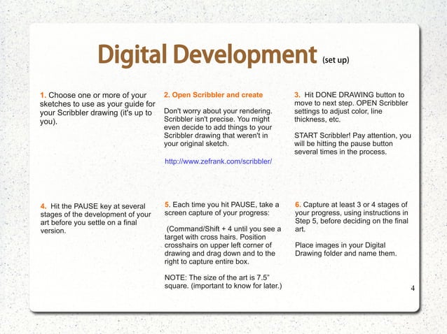 Digital Drawing Assignment Directions & Tutorial | PPT