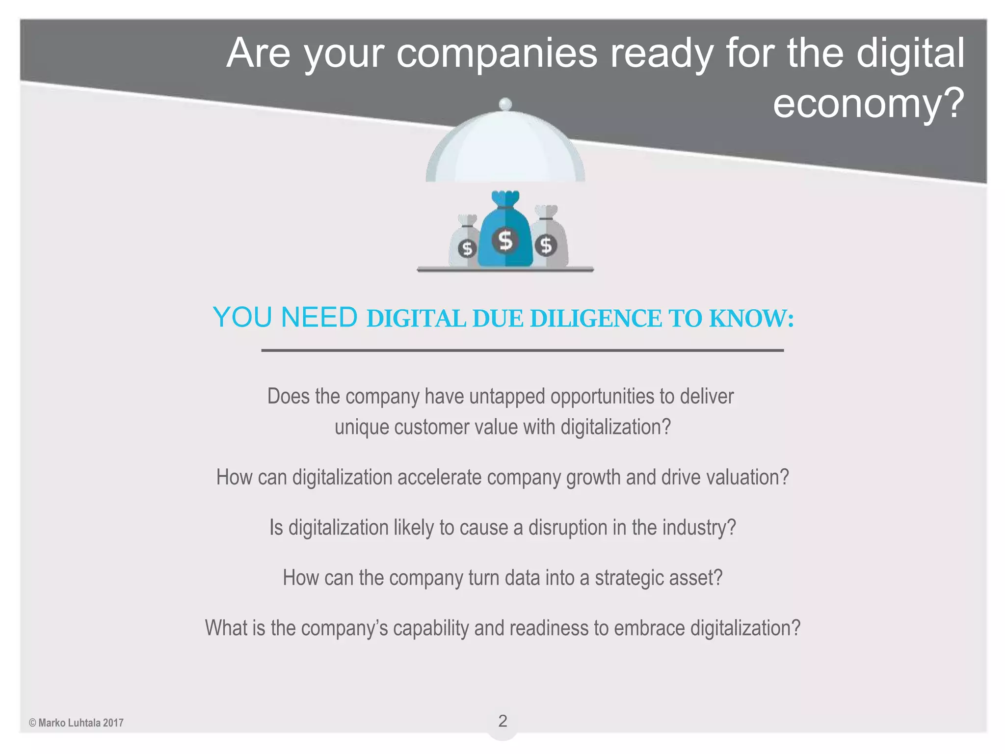 Digital due diligence - Discover the full potential of digitalization | PPTX