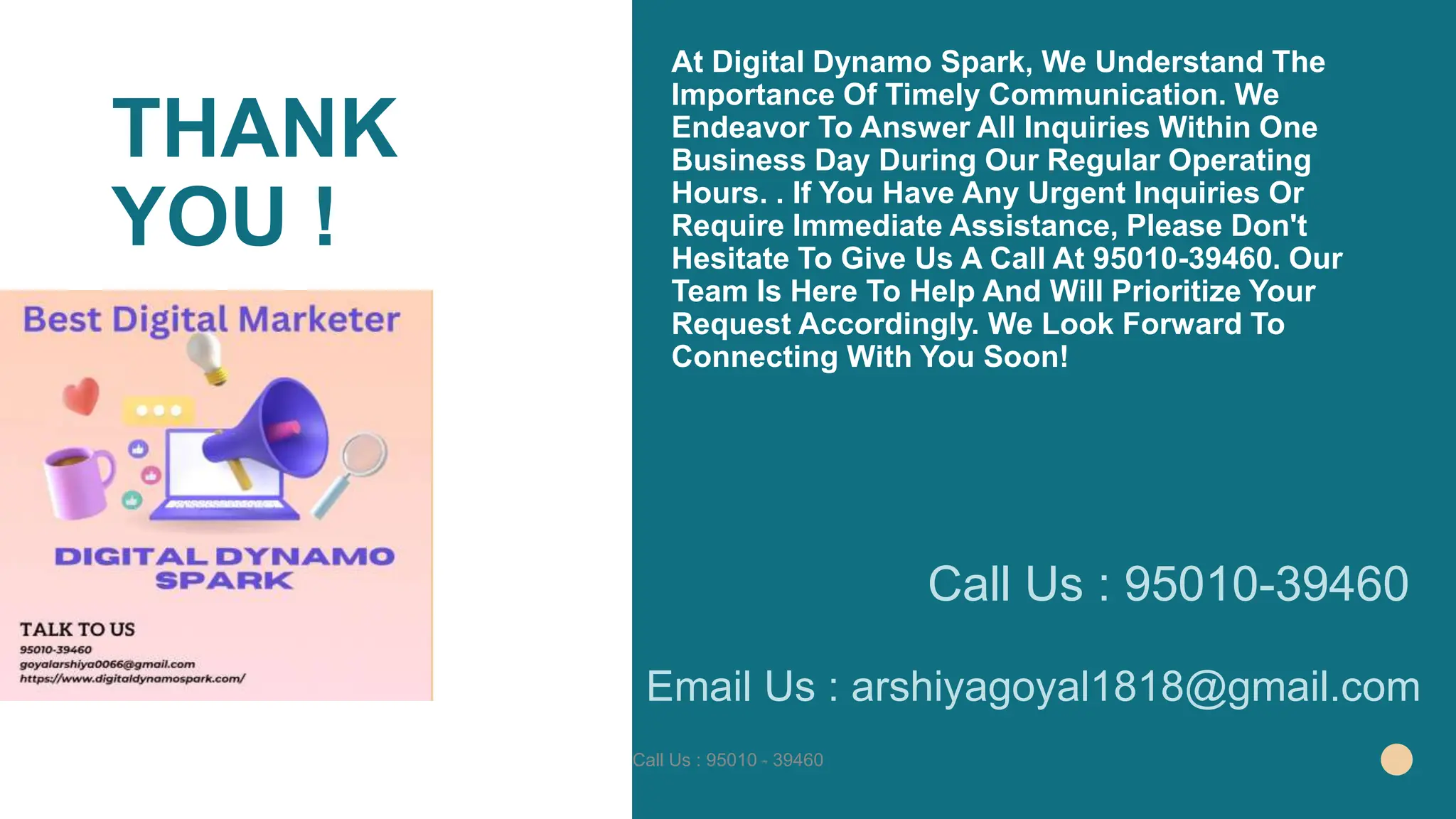 Digital Dynamo Spark - Digital Marketing | PPTX | Email | Internet