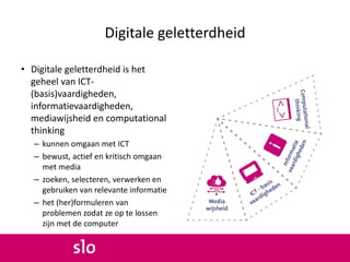 Digitale geletterdheid binnenste buiten | PPT