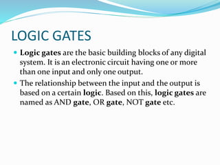 Digital electoronics ppt | PPT