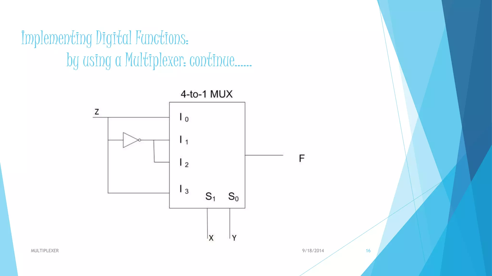 Multiplexer Pptx Programming Languages Computing