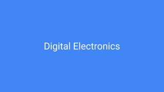 Digital electronics | PPT