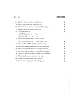 Digital electronics | PDF