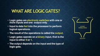 Logic Gate.pptx | Programming Languages | Computing