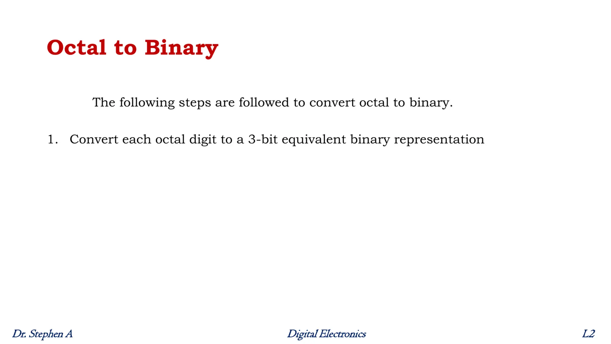 Digital Electronics - Lecture 2 - Number Systems.pdf