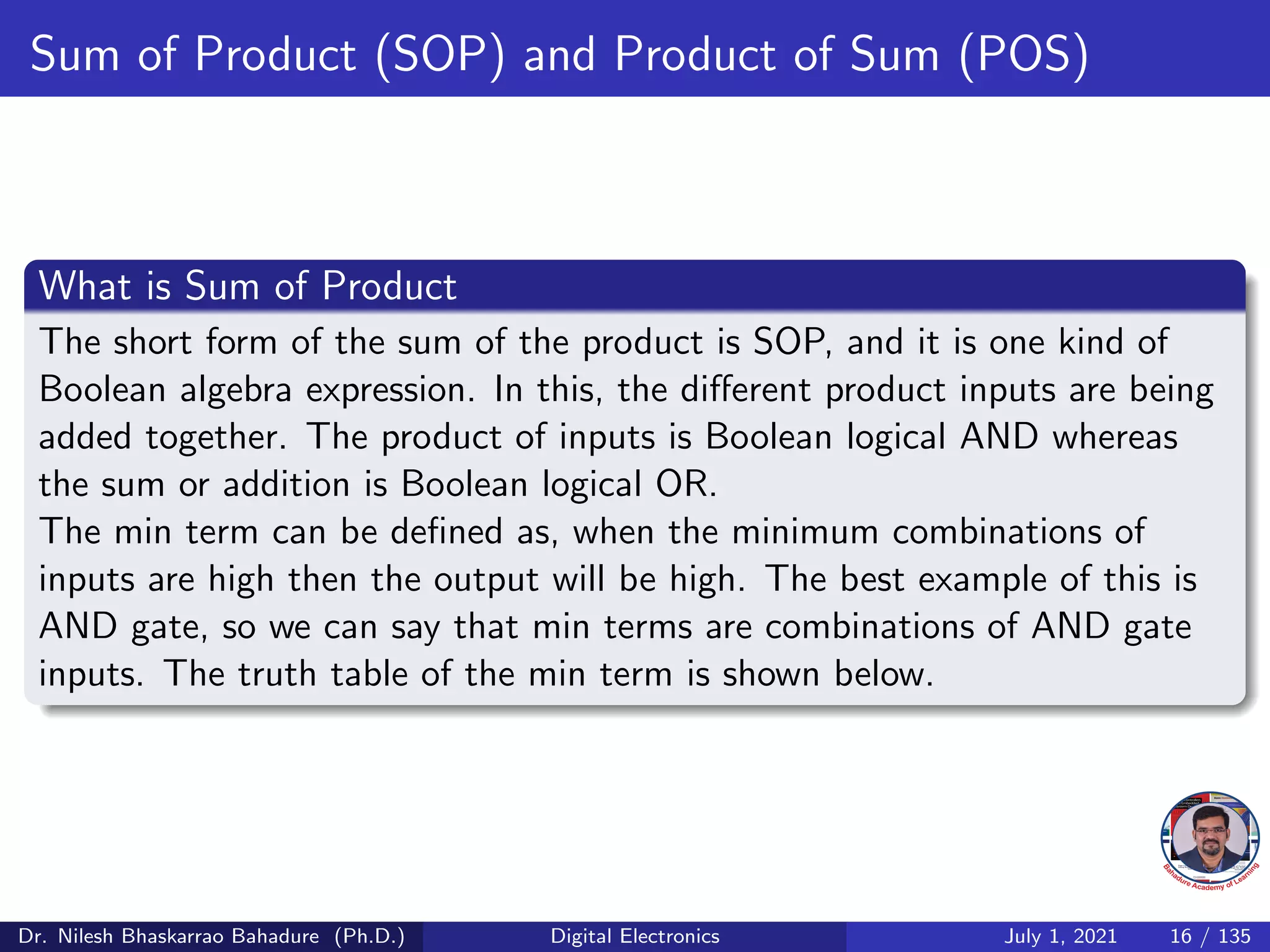 Digital electronics combinational log ckt sop pos kmap quine | PDF