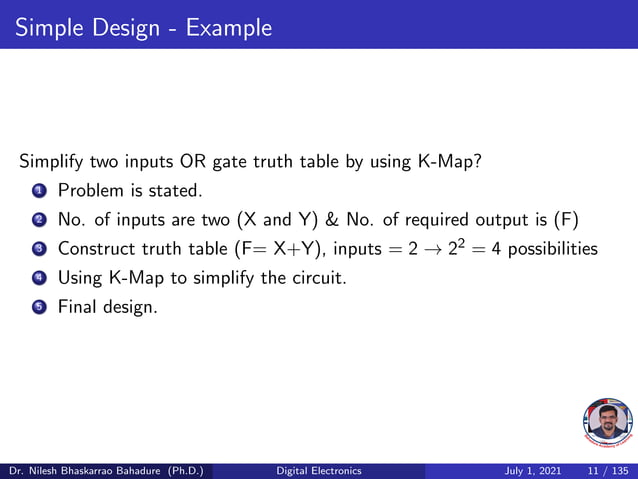 Digital electronics combinational log ckt sop pos kmap quine | PDF ...