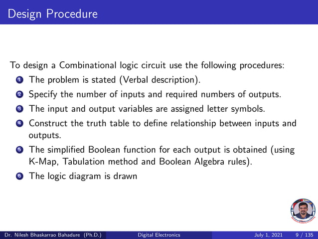 Digital electronics combinational log ckt sop pos kmap quine | PDF ...