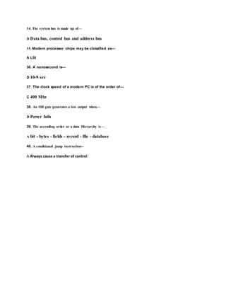 Digital Electronics & Computer Oraganisation | DOCX