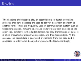 Digital electronics digital coders decoder encoder adder | PDF | Programming Languages | Computing