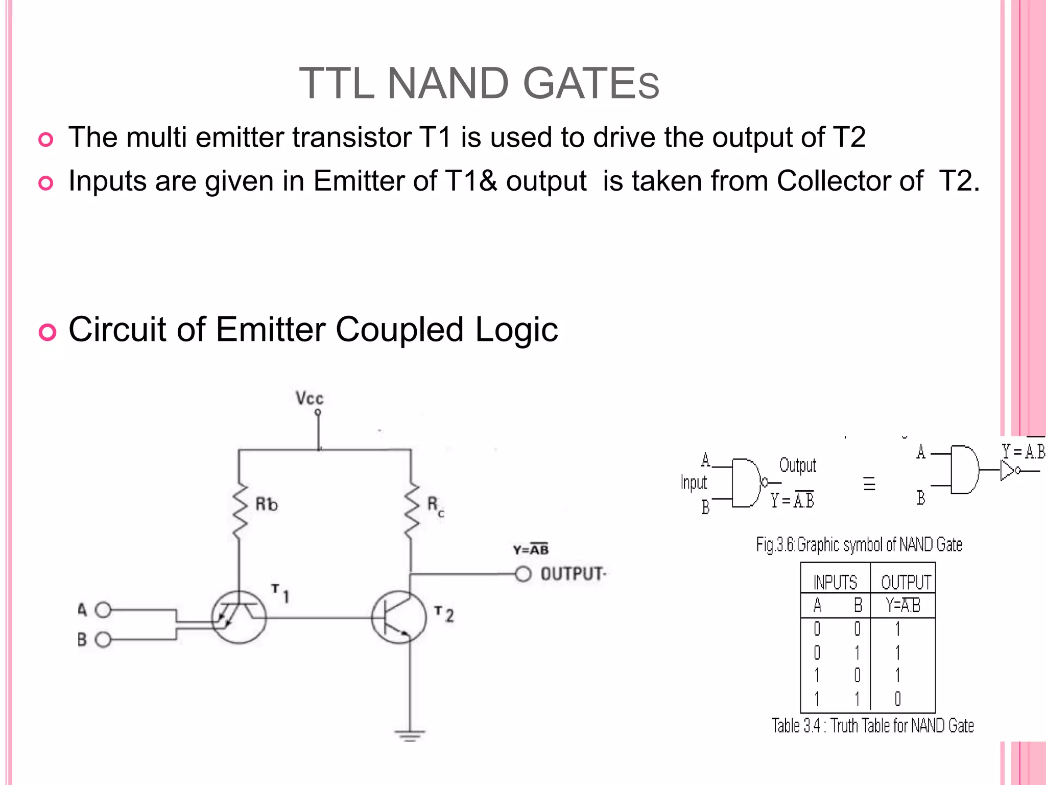 Digital electronics logic families | PPTX