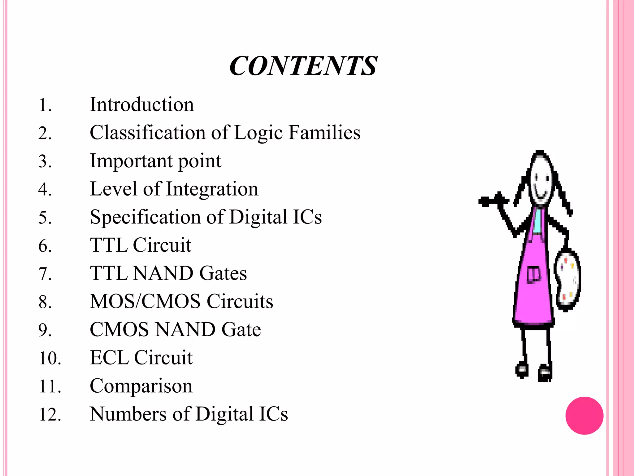 Digital electronics logic families | PPTX