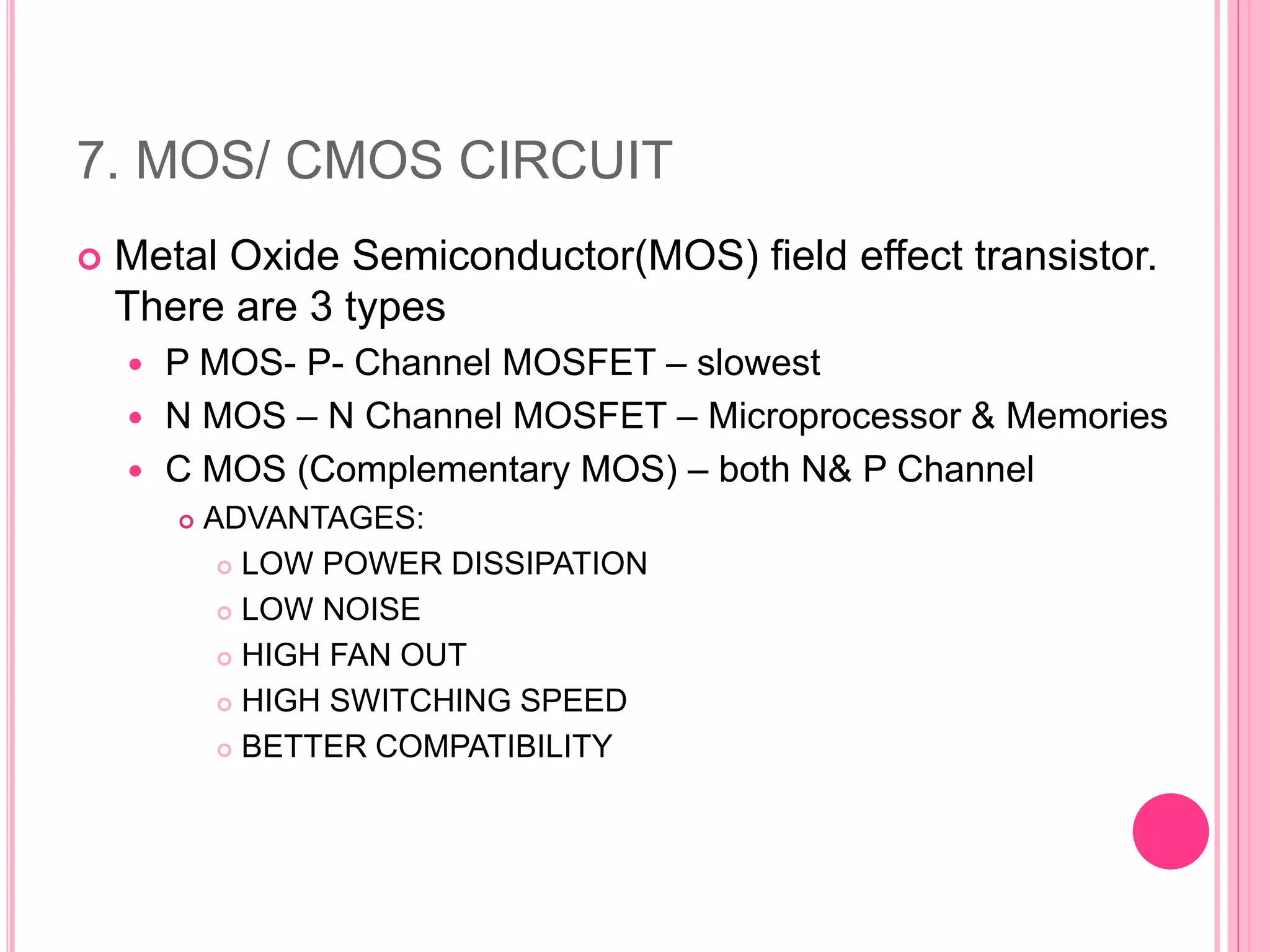 Digital electronics logic families | PPTX