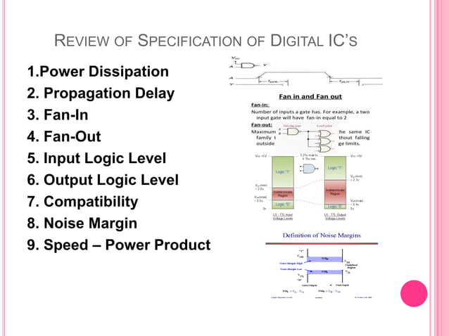 Digital electronics logic families | PPTX