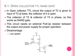Digital electronics logic families | PPTX