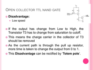 Digital electronics logic families | PPTX