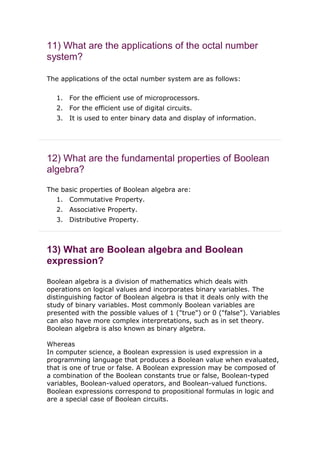 Digital Electronics Most Essential and Frequently Asked Interview ...