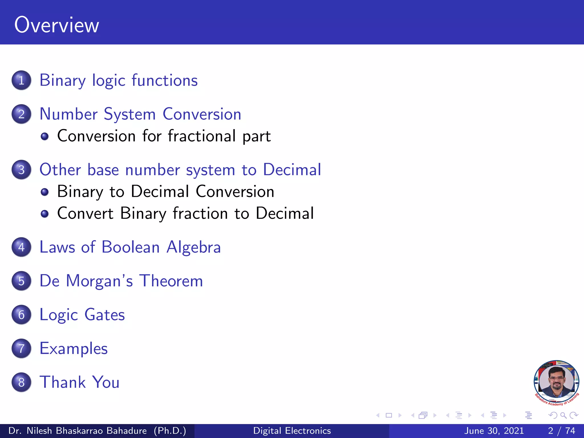 Digital Electronics Number System Gates And Boolean Theorem Pdf