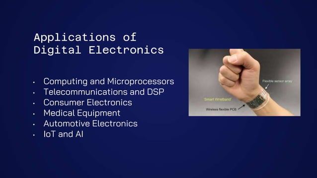 introduction to digital electronics presentation | PPTX