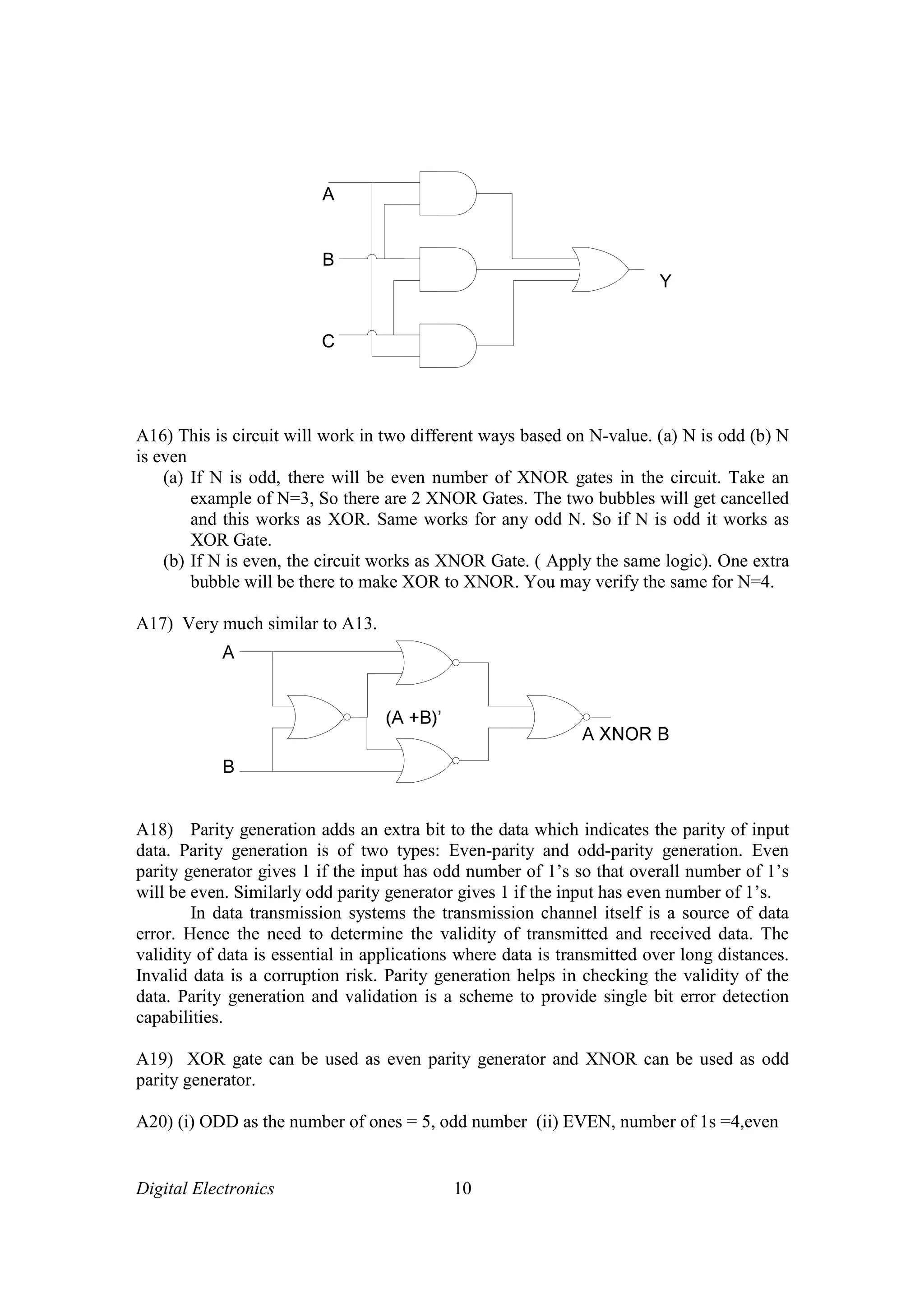 Digital Electronics Questions and Answers | PDF