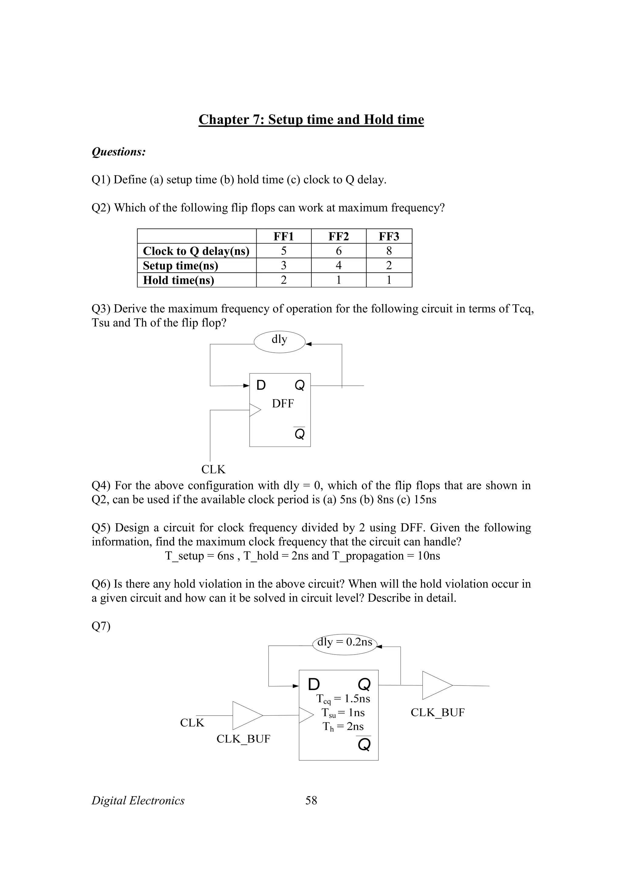 Digital Electronics Questions and Answers | PDF