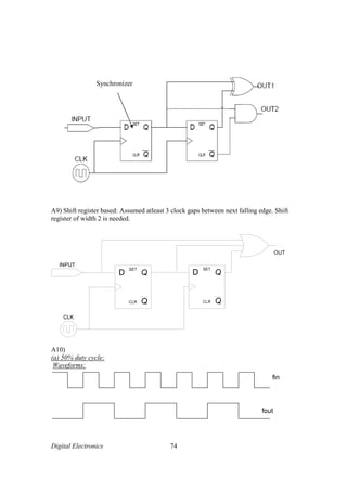 Digital Electronics Questions and Answers | PDF