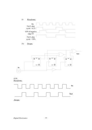 Digital Electronics Questions and Answers | PDF