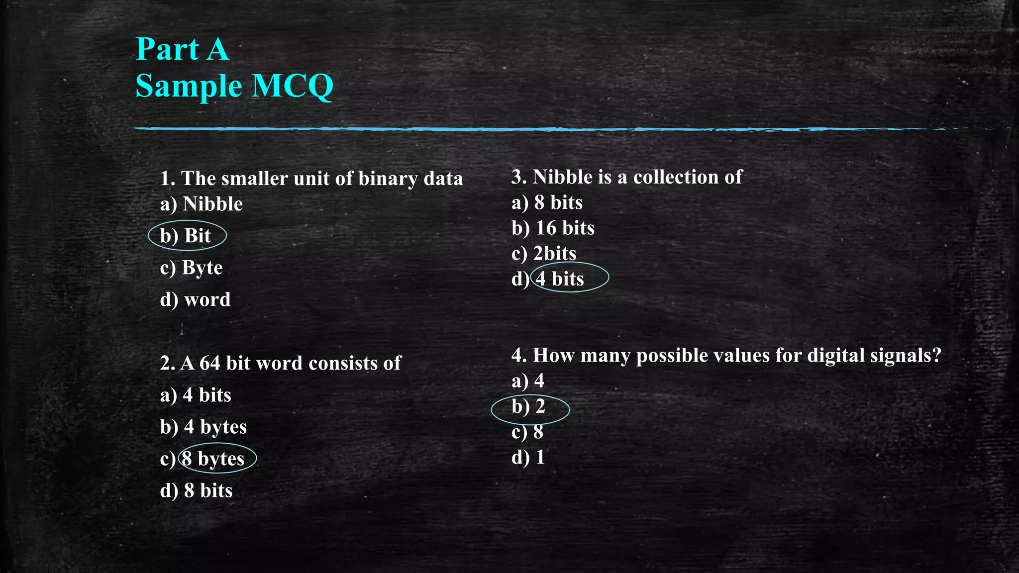 Digital electronics revision mcq | PPT